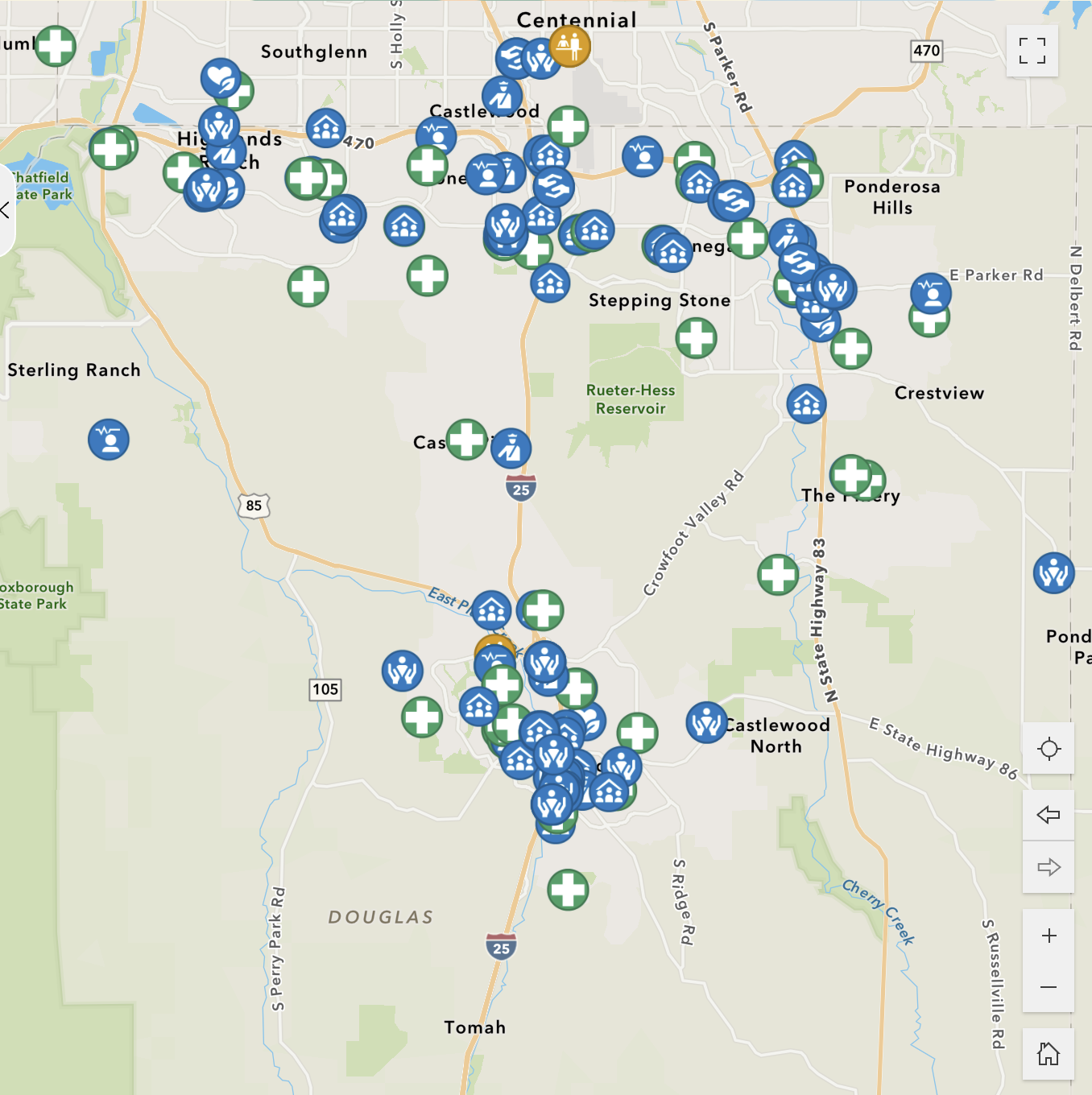 New online resource map | The Castle Pines Connection